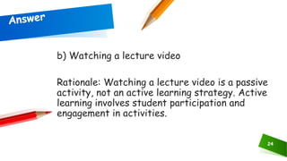 Active Learning Strategies | PPTX