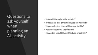 Active learning strategies in the era of distance | PPT