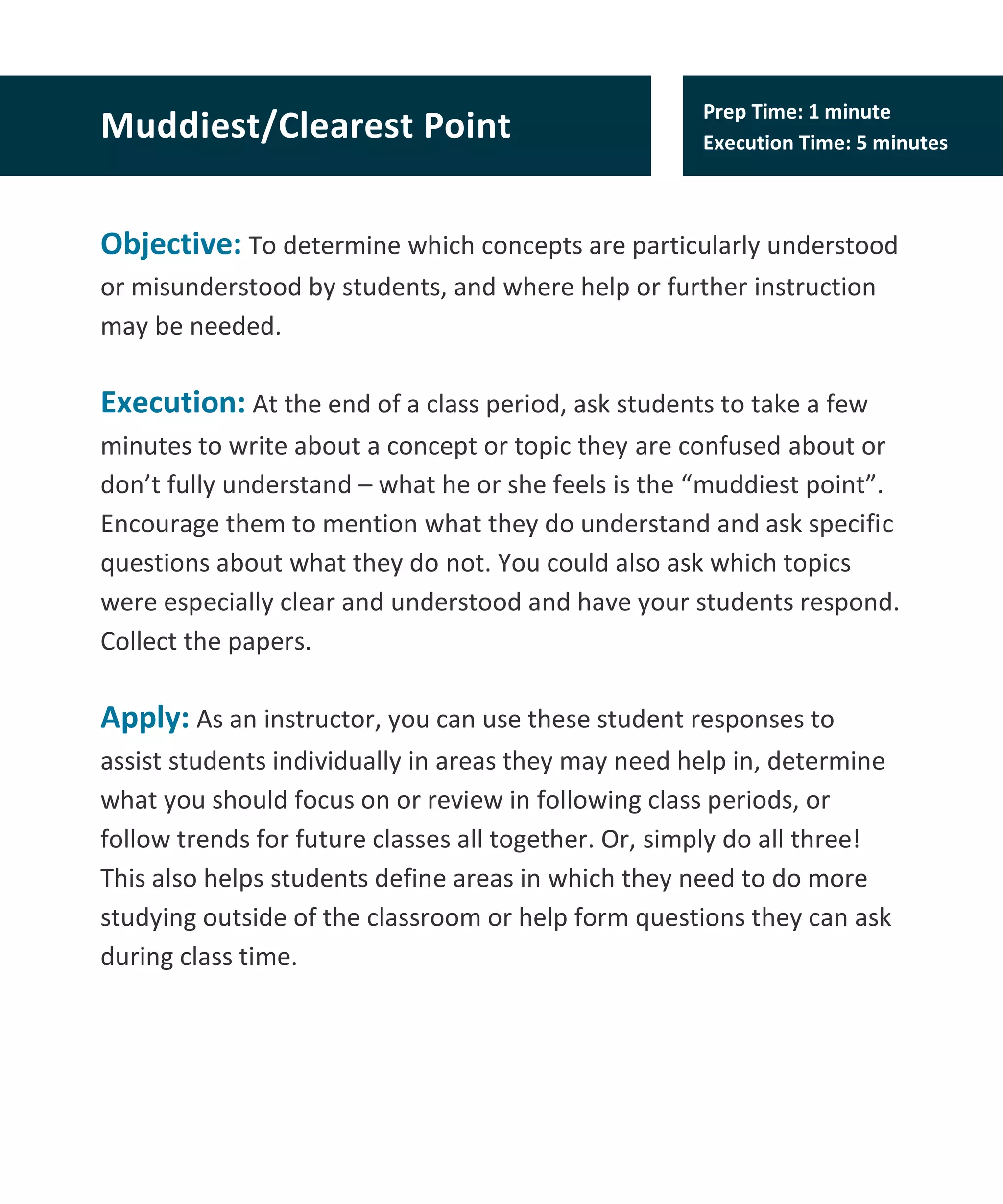 Active learning through writing | PDF