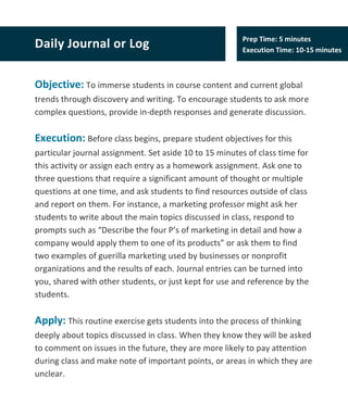 Active learning through writing | PDF