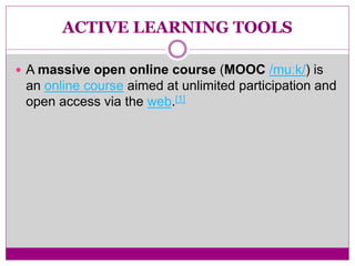 Active learning toolkit | PPTX | Educational Video Games | Video Game ...