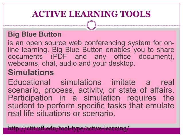 Active learning toolkit | PPTX | Educational Video Games | Video Game ...