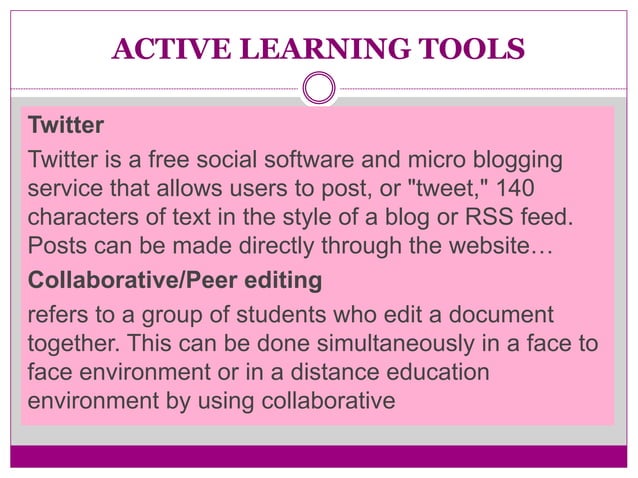 Active learning toolkit | PPTX | Educational Video Games | Video Game Genres