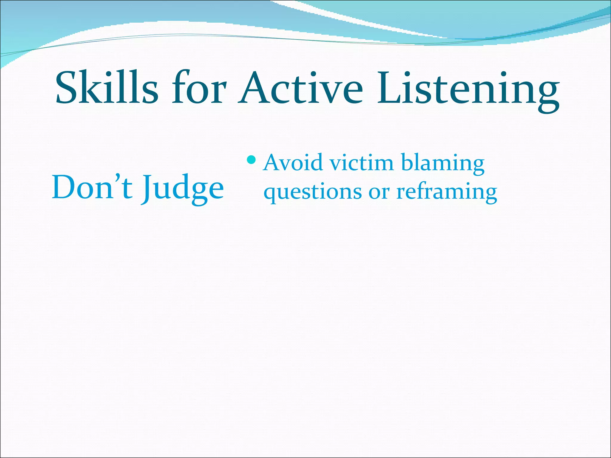 Active listening | PPT