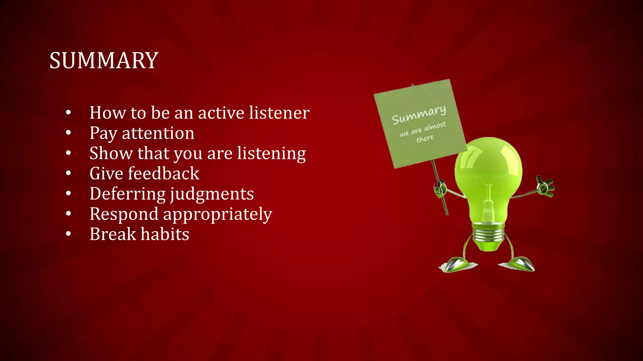 Active listening | PPTX