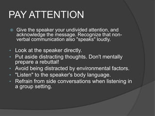 Active listening | PPTX