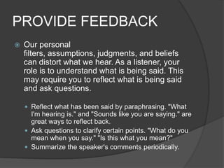 Active listening | PPT