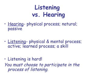 Active listening | PPT