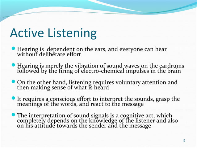 Active listening | PPT | Soft AC Music | Adult Contemporary Music