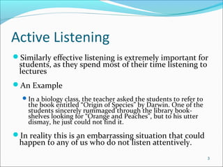 Active Listening Examples