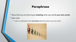 Active Listening | PPTX