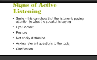 English 8 - Active Listening | PPT