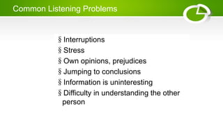 Active listening | PPT
