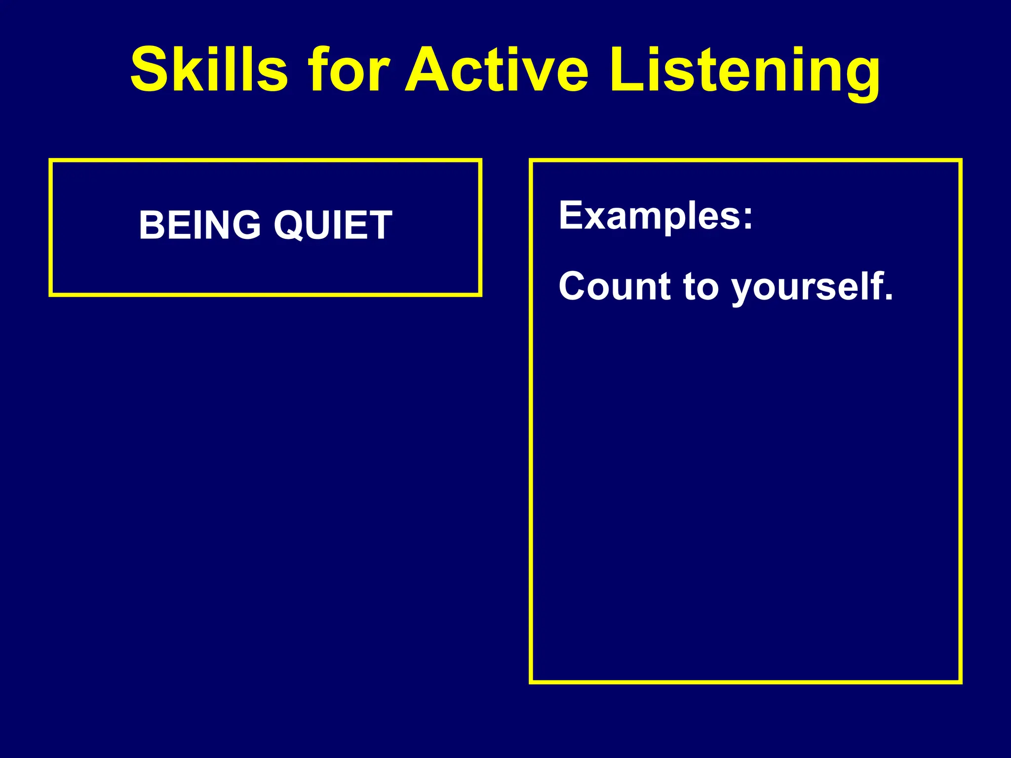 Active Listening | PPT | Science