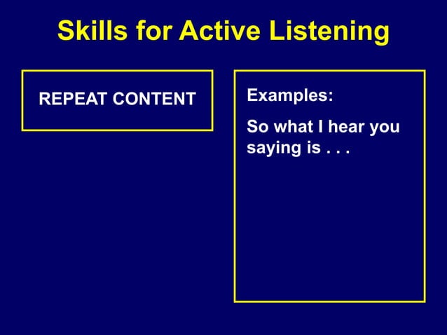 Active Listening | PPT | Science