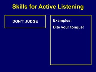 Active Listening | PPT | Science