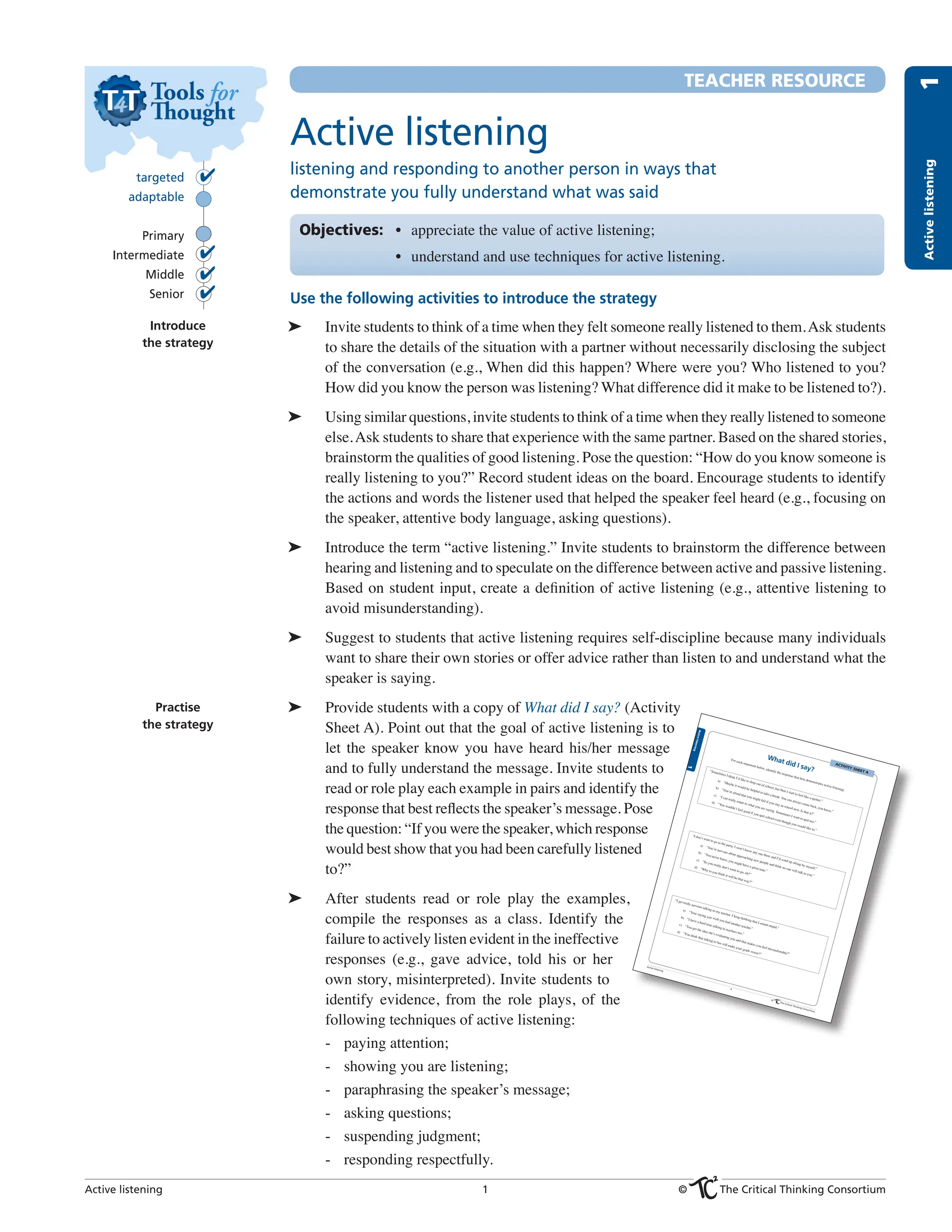 Active_listening Active Listening Active | PDF