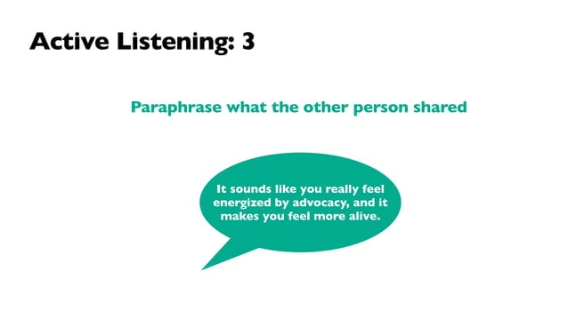 Facilitating Empathetic Conversation through Active Listening | PPT