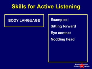 Active listening | PPT