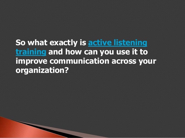 Active listening definition - sgrouptyred