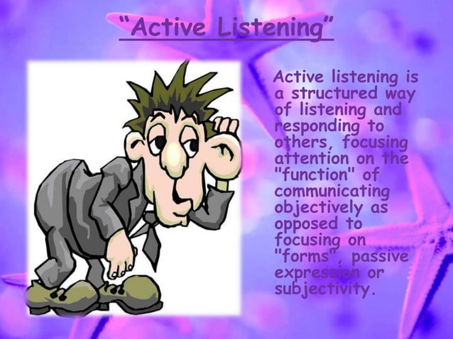 Active listening presentation | PPTX