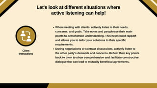 How to Practice Active Listening? | PDF