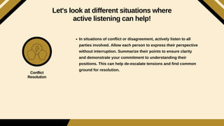 How to Practice Active Listening? | PDF