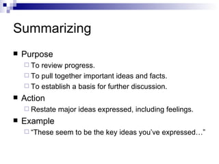 Active listening skills | PPT