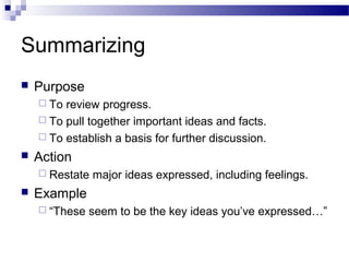 Active listening skills | PPT