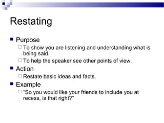 Active listening skills | PPT