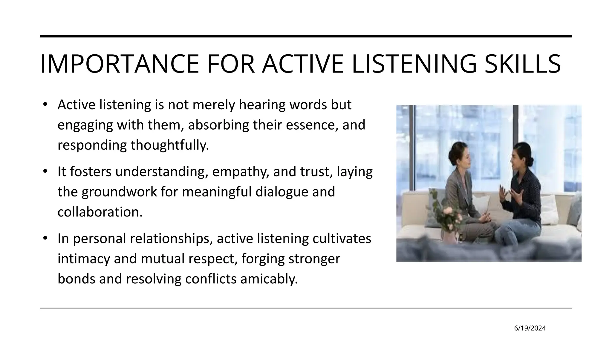 Active listening skills for professional | PDF | Hobbies & Interests