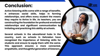 Active Listening Skills Helping Students Become Better Listeners in ...