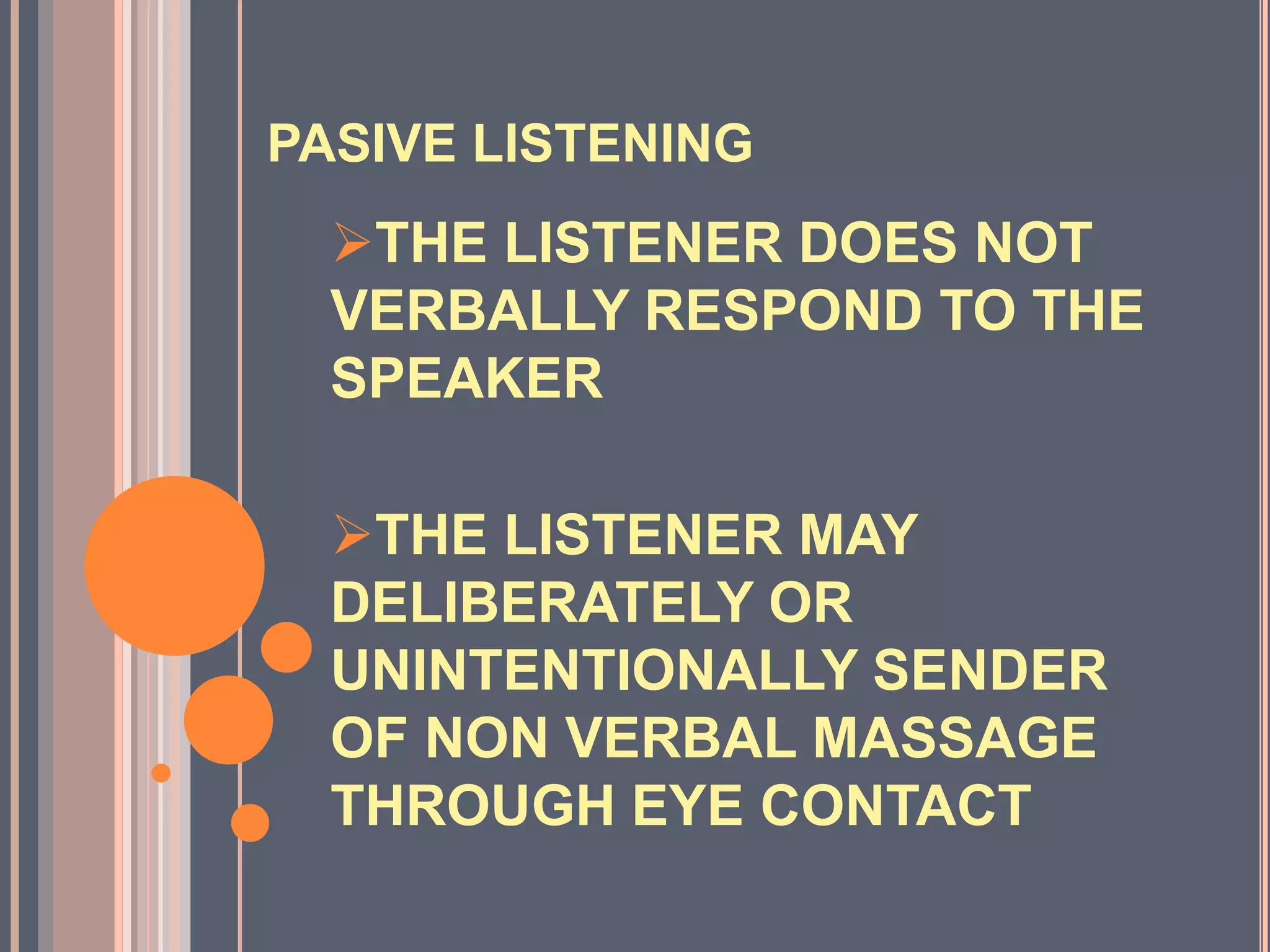 Active listening vs passive listening | PPTX