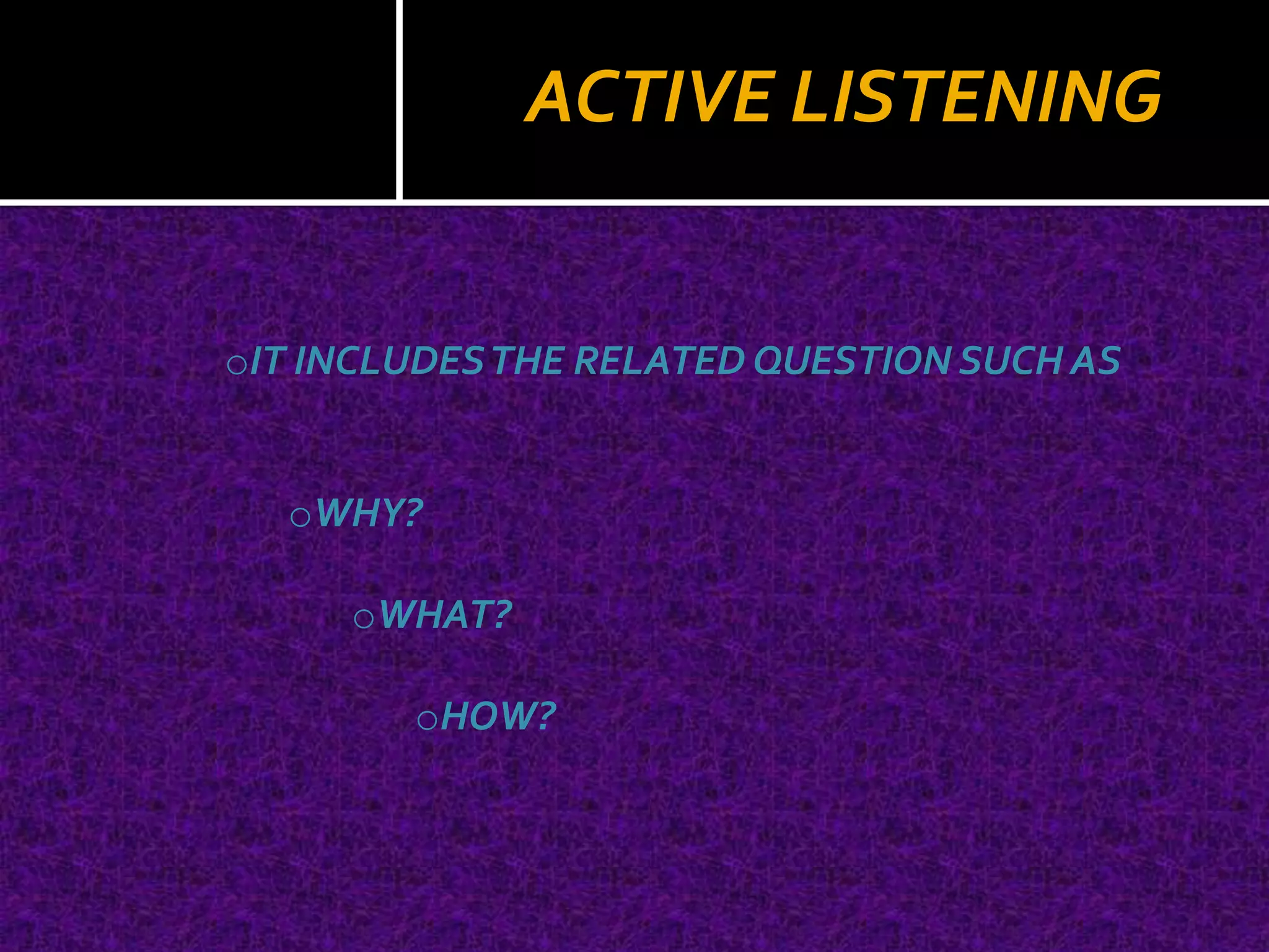 Active listening vs passive listening | PPTX