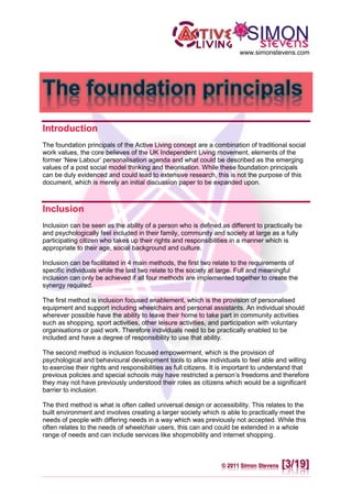 Active living concept | PDF