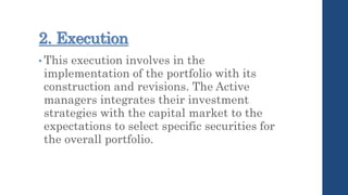 Active management and Active Management Process | PPTX | Stocks and ...