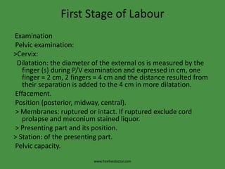 Active management of normal labour | PPTX