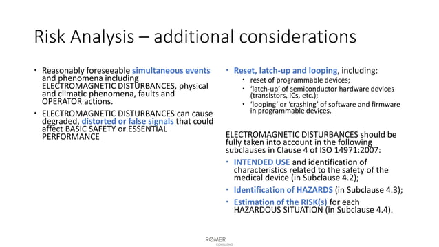 Active medical devices EMC and RMP requirements | PPT