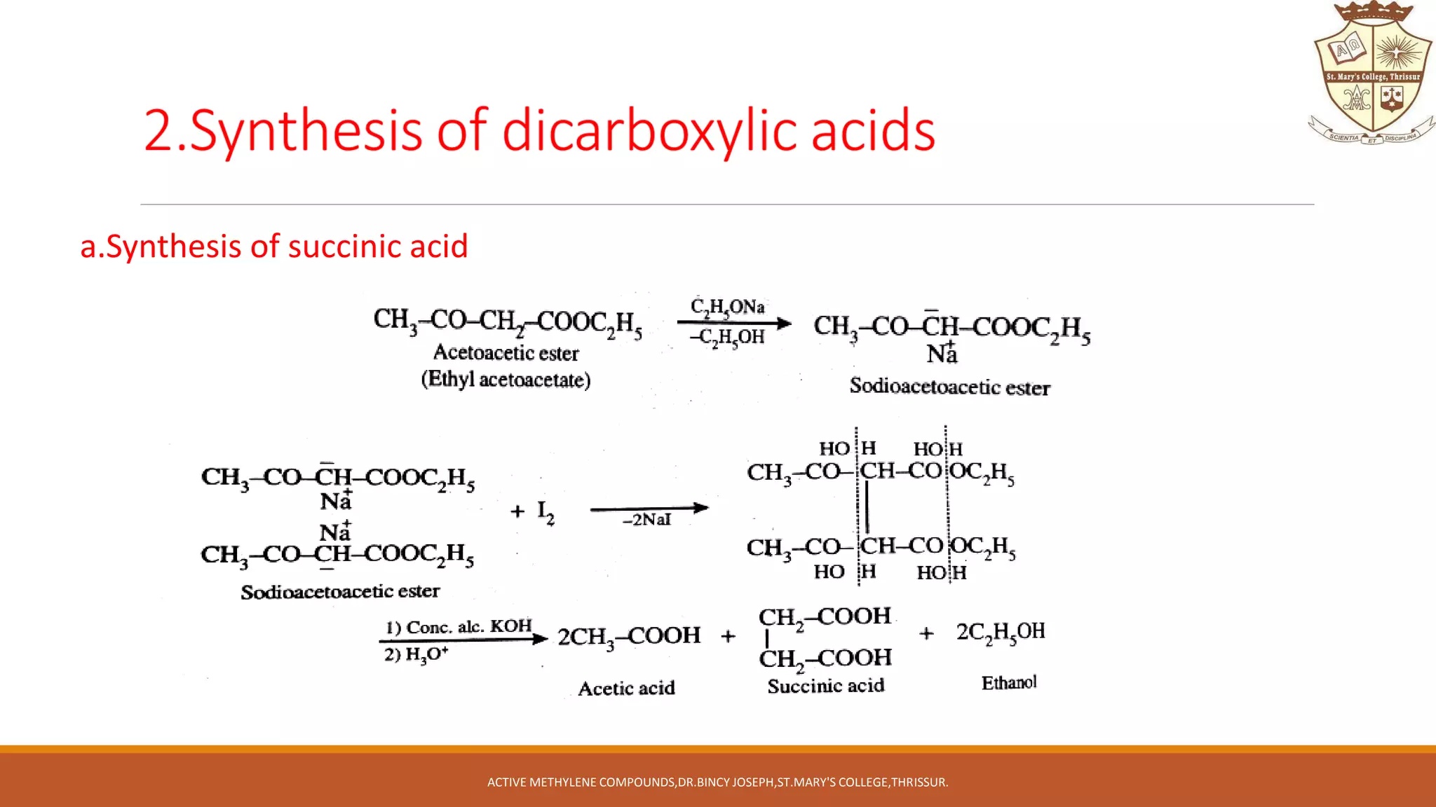 Active methylene compounds | PDF