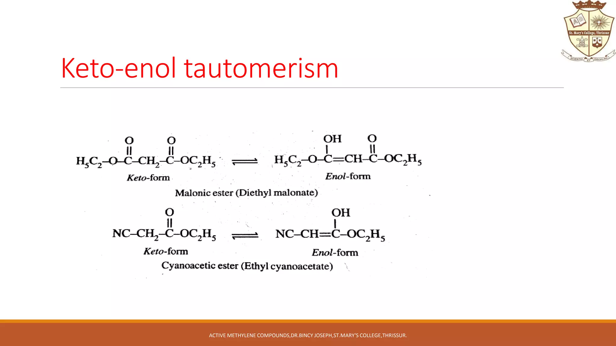 Active methylene compounds | PDF