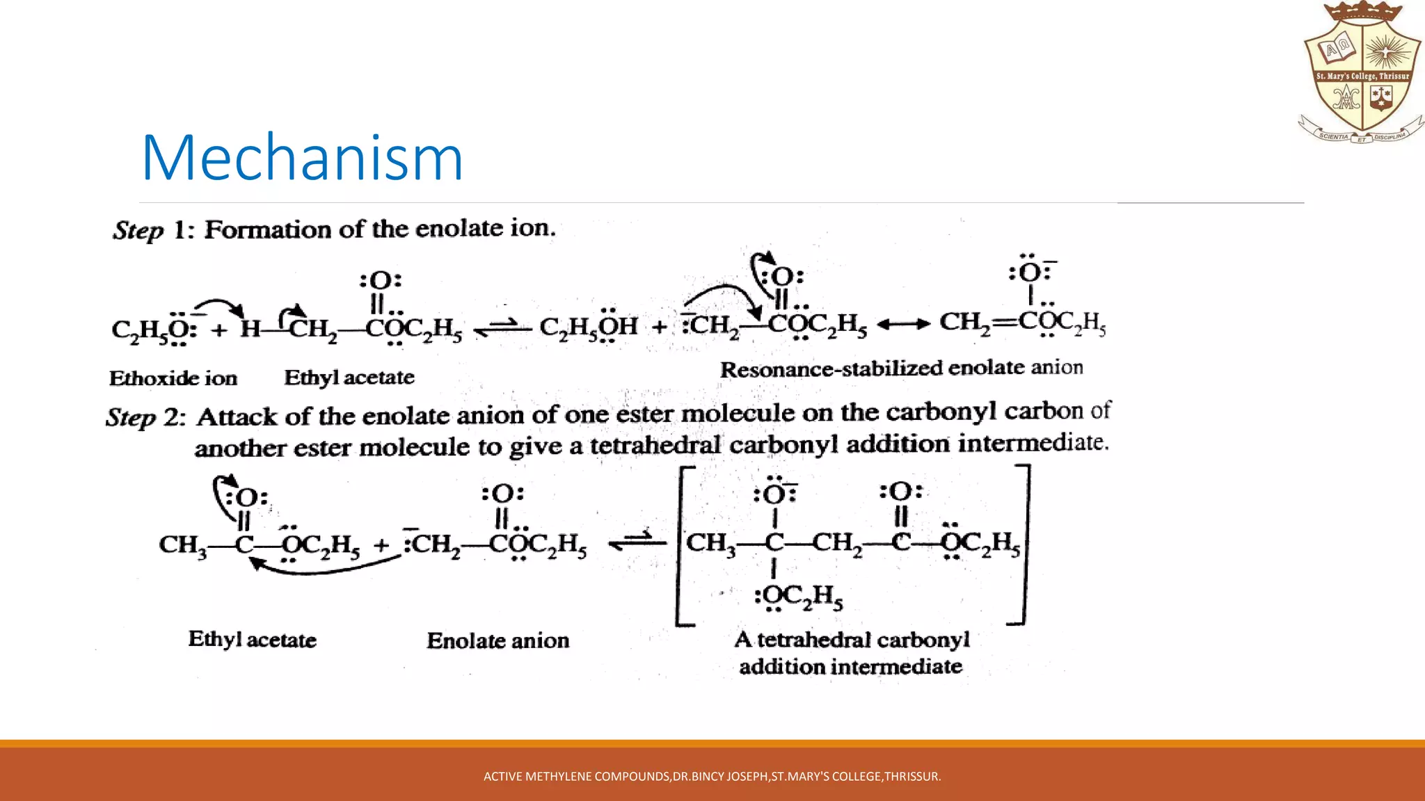 Active methylene compounds | PDF