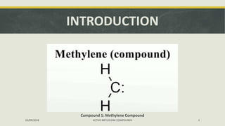 Active methylene compounds | PPTX