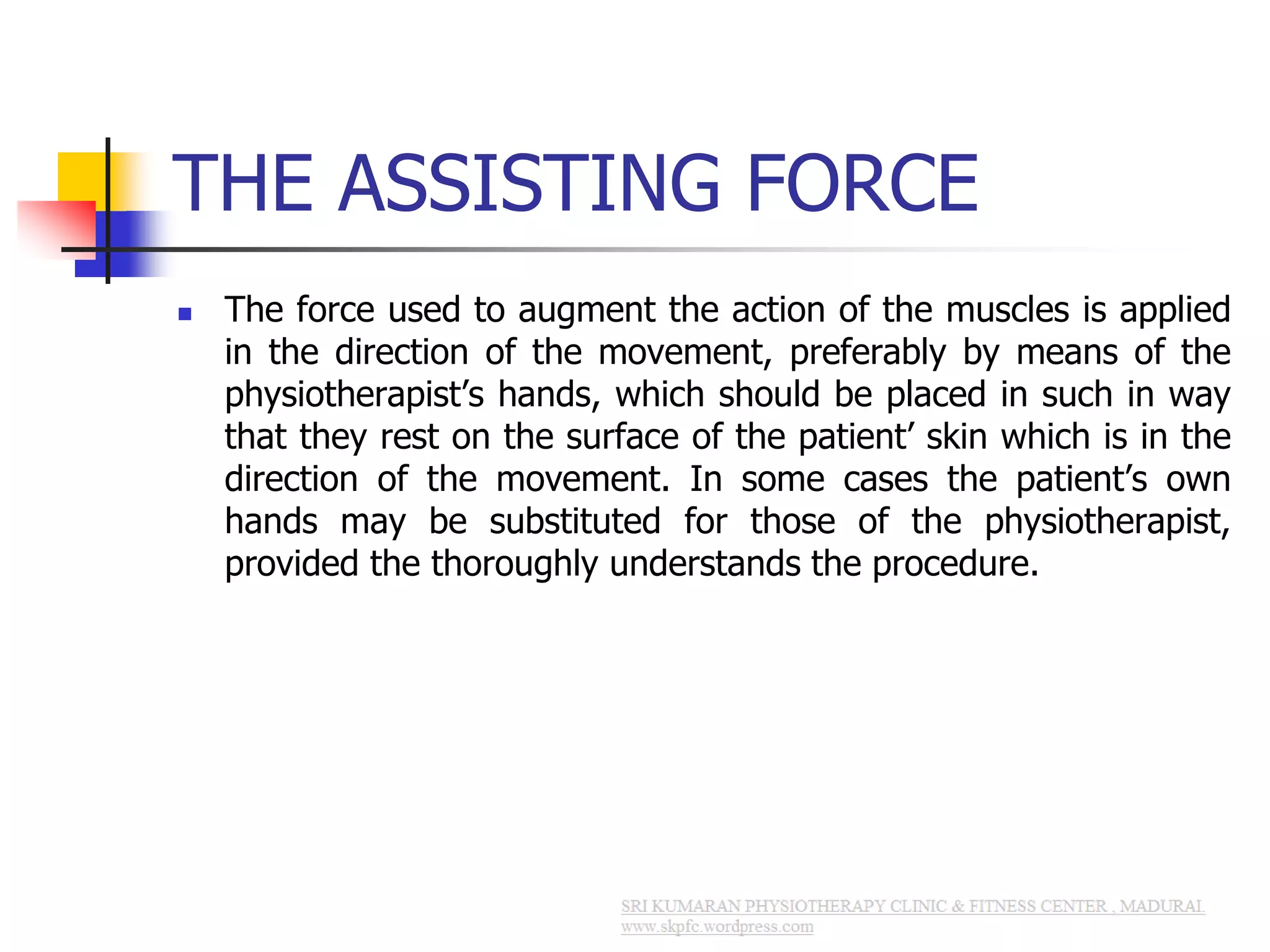 Active movement - Assisted exercises | PPT