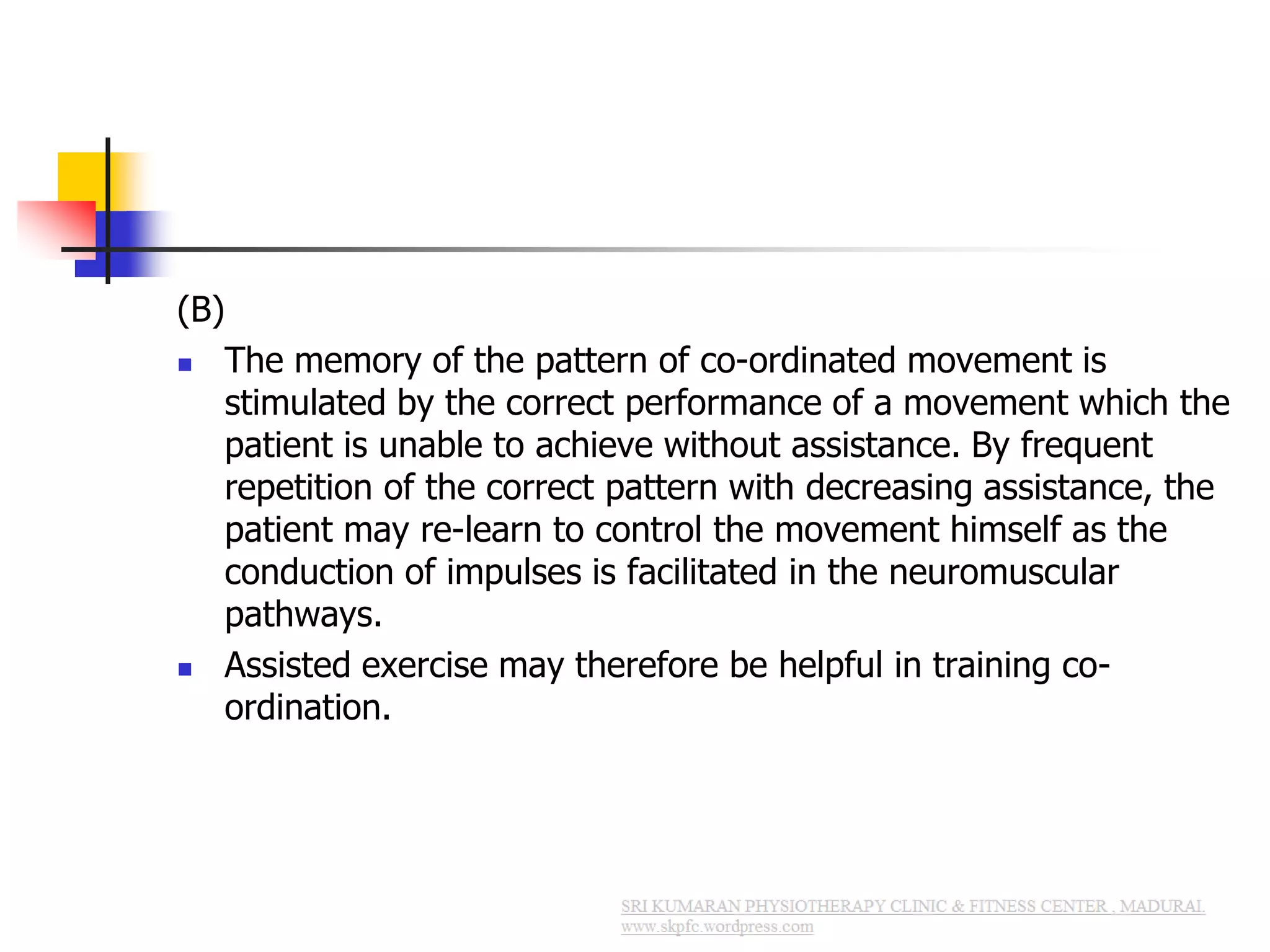 Active movement - Assisted exercises | PPT