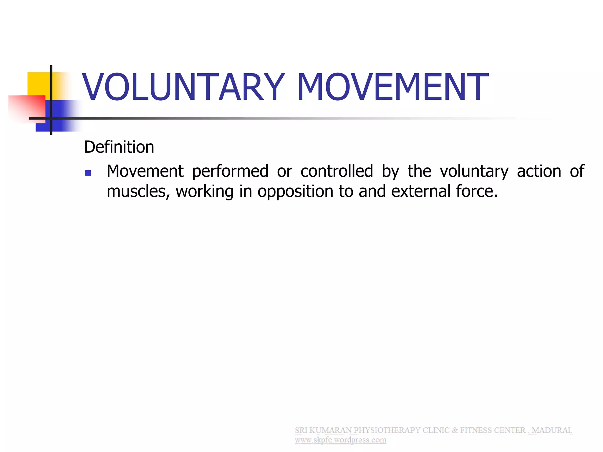 Active movement - Assisted exercises | PPT