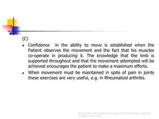 Active movement - Assisted exercises | PPT