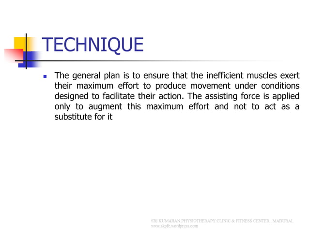 Active movement - Assisted exercises | PPT