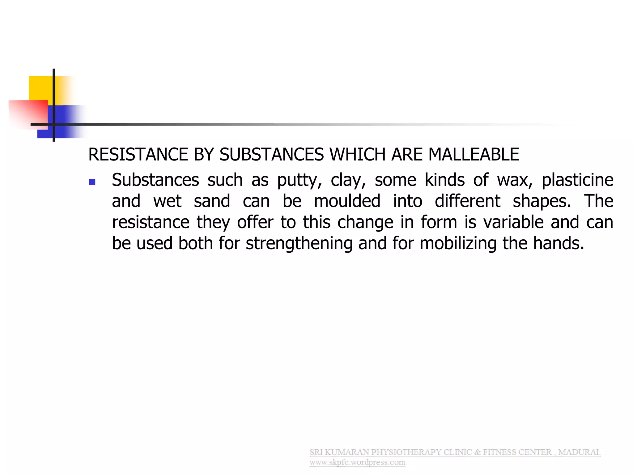 Active movement resisted exercises | PPT