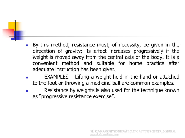 Active movement resisted exercises | PPT | Physical Therapy | Wellness