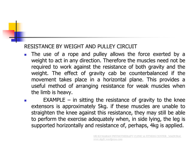 Active movement resisted exercises | PPT | Physical Therapy | Wellness